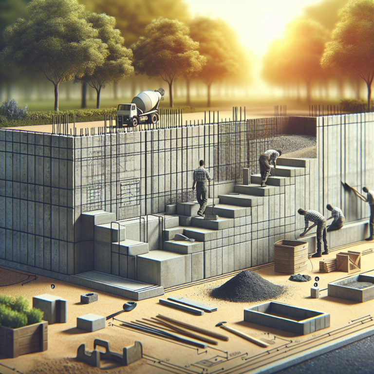 How to build a concrete retaining wall - Composite Comparison